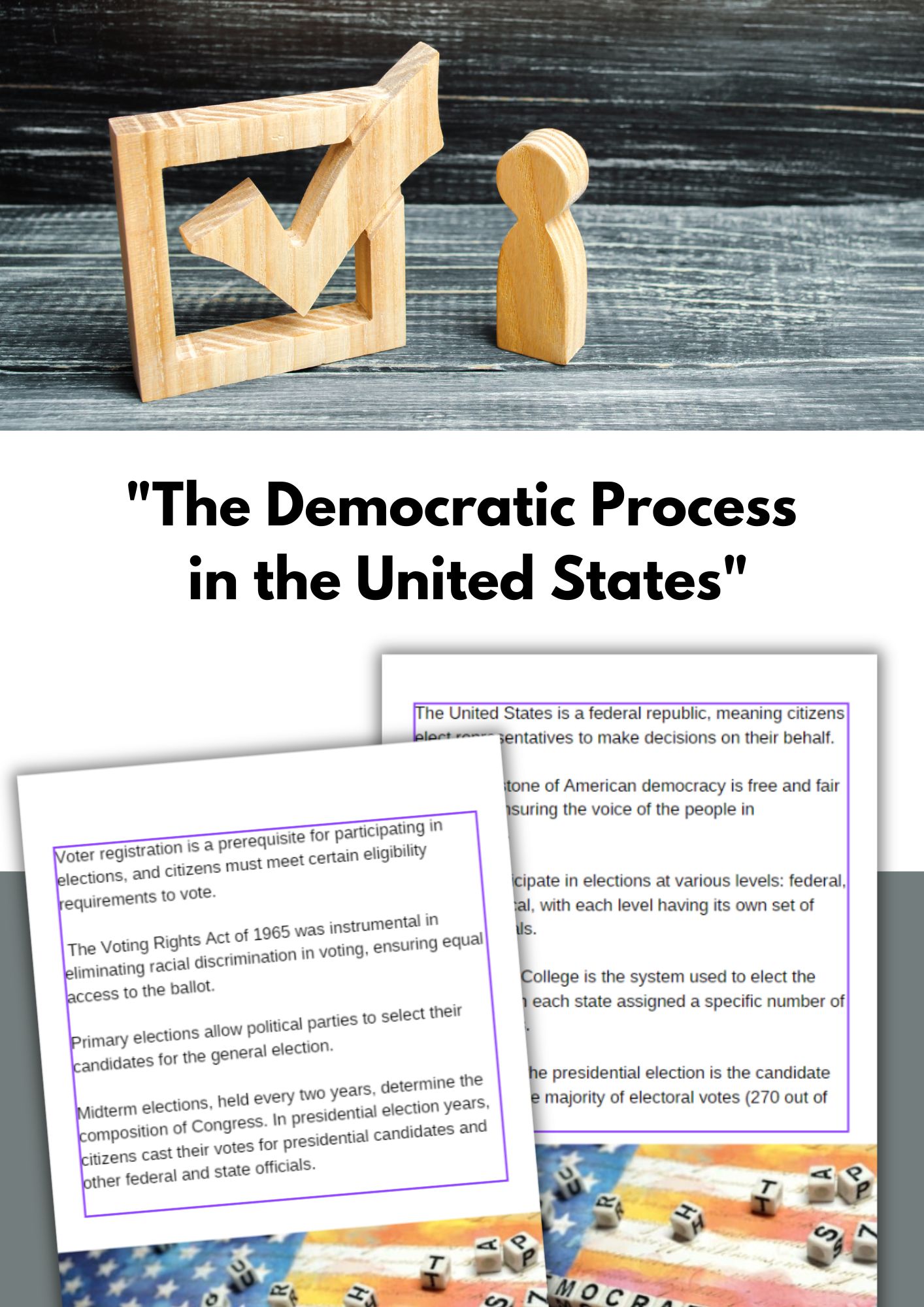 The Democratic Process in the United States" - PrepYourLesson