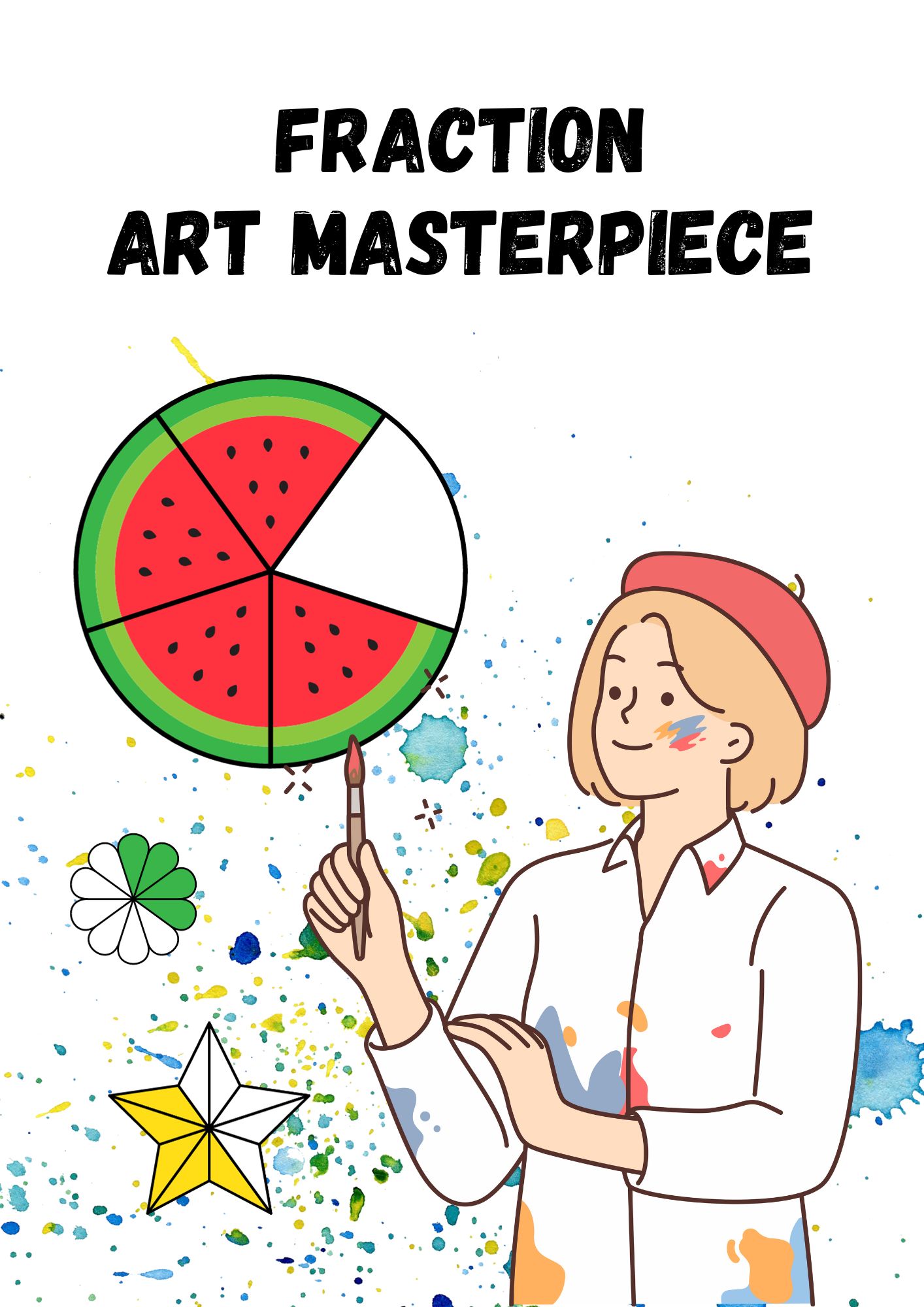 Fraction Art Masterpiece - PrepYourLesson