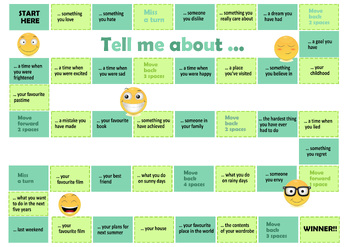 Tell me about board game - get your students talking. - PrepYourLesson
