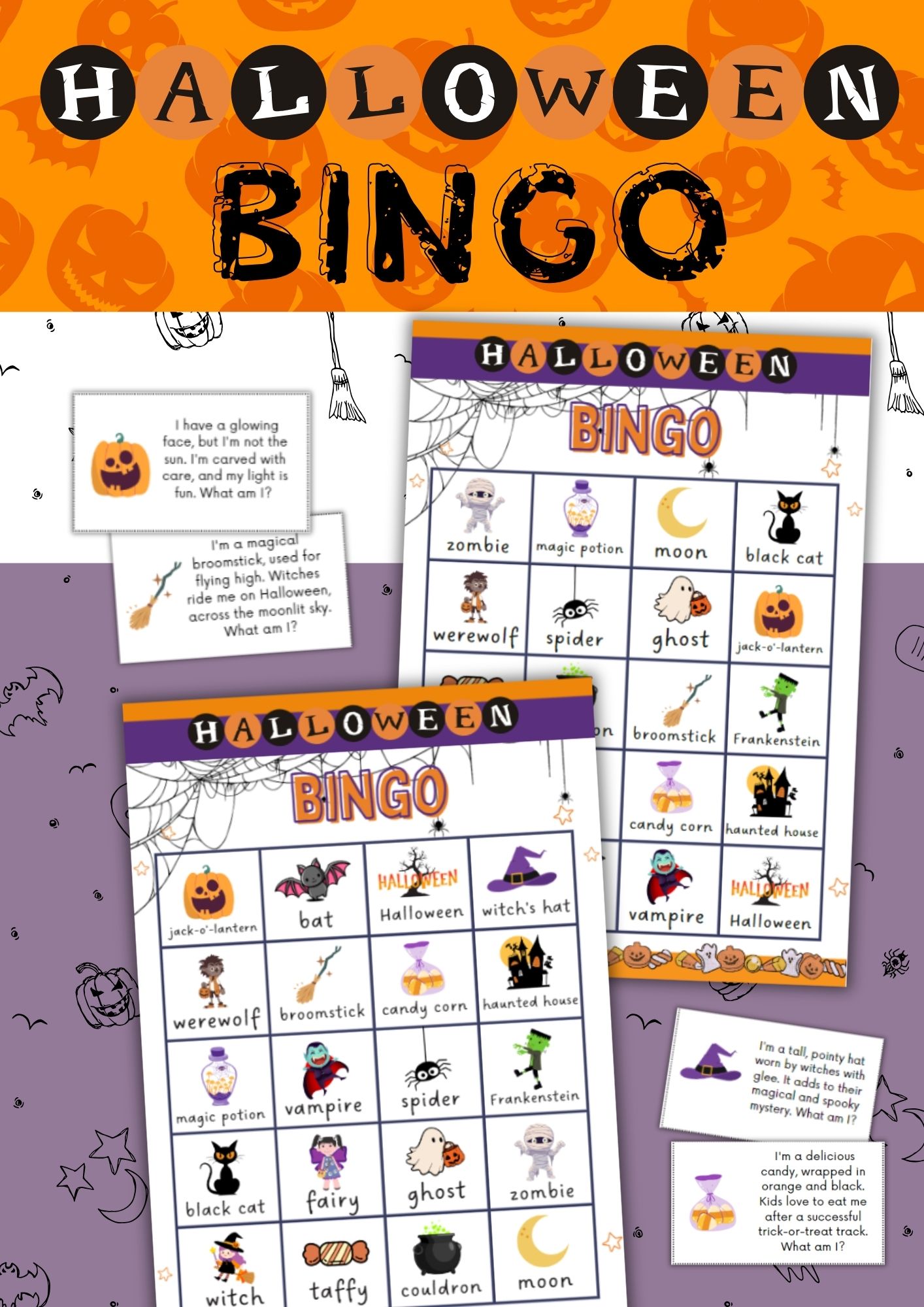 Halloween Bingo Game. - PrepYourLesson